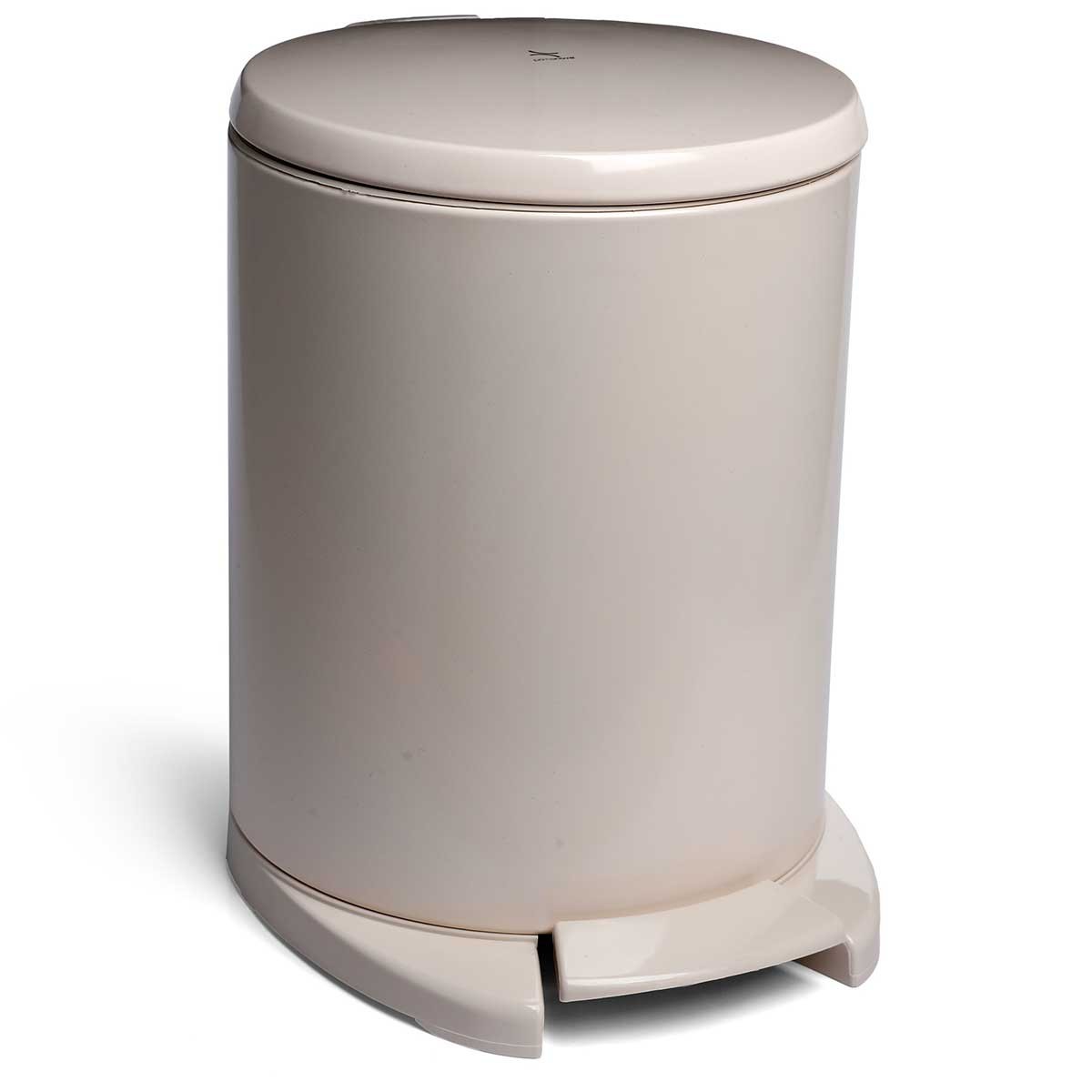 CIGO WASTE BIN 6LT SOFT-CLOSE BEIGE STAIN.STEEL