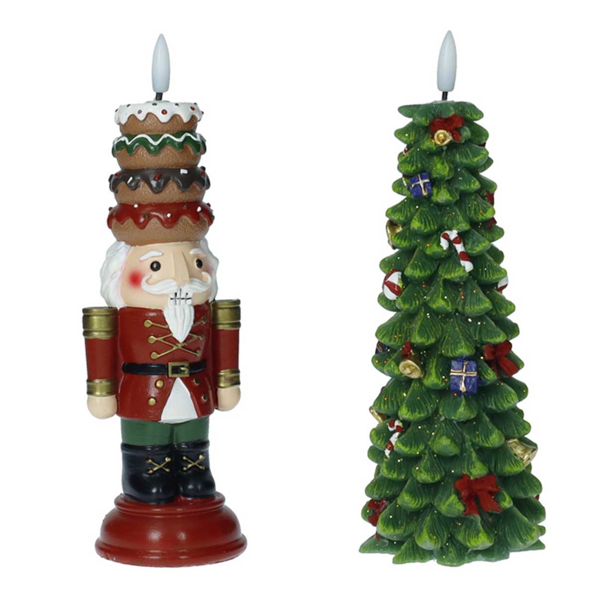 ΚΕΡΙ LED NUTCRACKER/CHRISTM. TREE ΣΕ DISPLAY