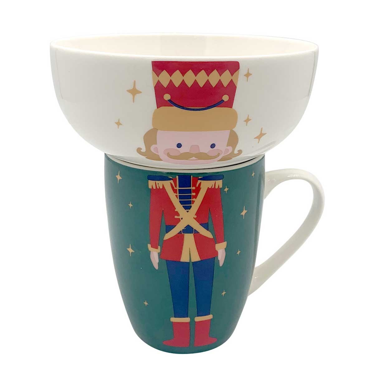 NUTCRACKER ΣΕΤ ΚΟΥΠΑ 350ML& ΜΠΩΛ 13ΕΚ ΠΟΡΣΕΛΑΝΗ