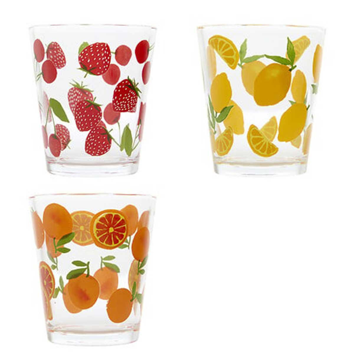 FRUITY ΠΟΤΗΡΙ 330ML 3 ΣΧΕΔΙΑ ΓΥΑΛΙ